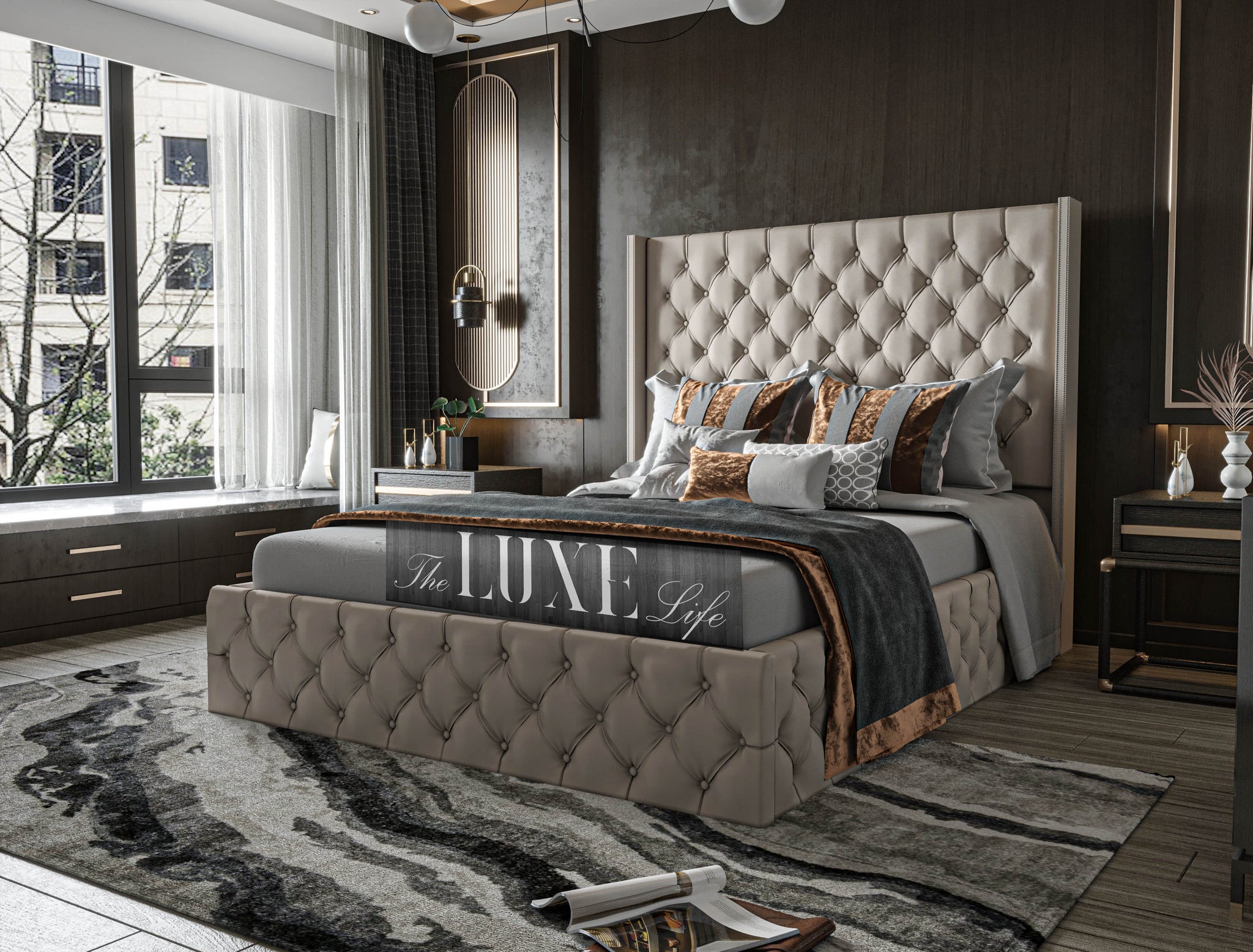 Winged Wingback Beds The Luxe Life